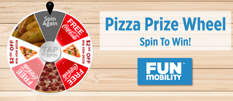 Interactive Demo: Pizza Prize Wheel – FunMobility Blog